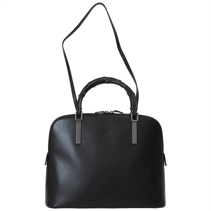 Gucci Bamboo Handle Black Leather 2 Way Shoulder Bag Women Auth | eBay UK